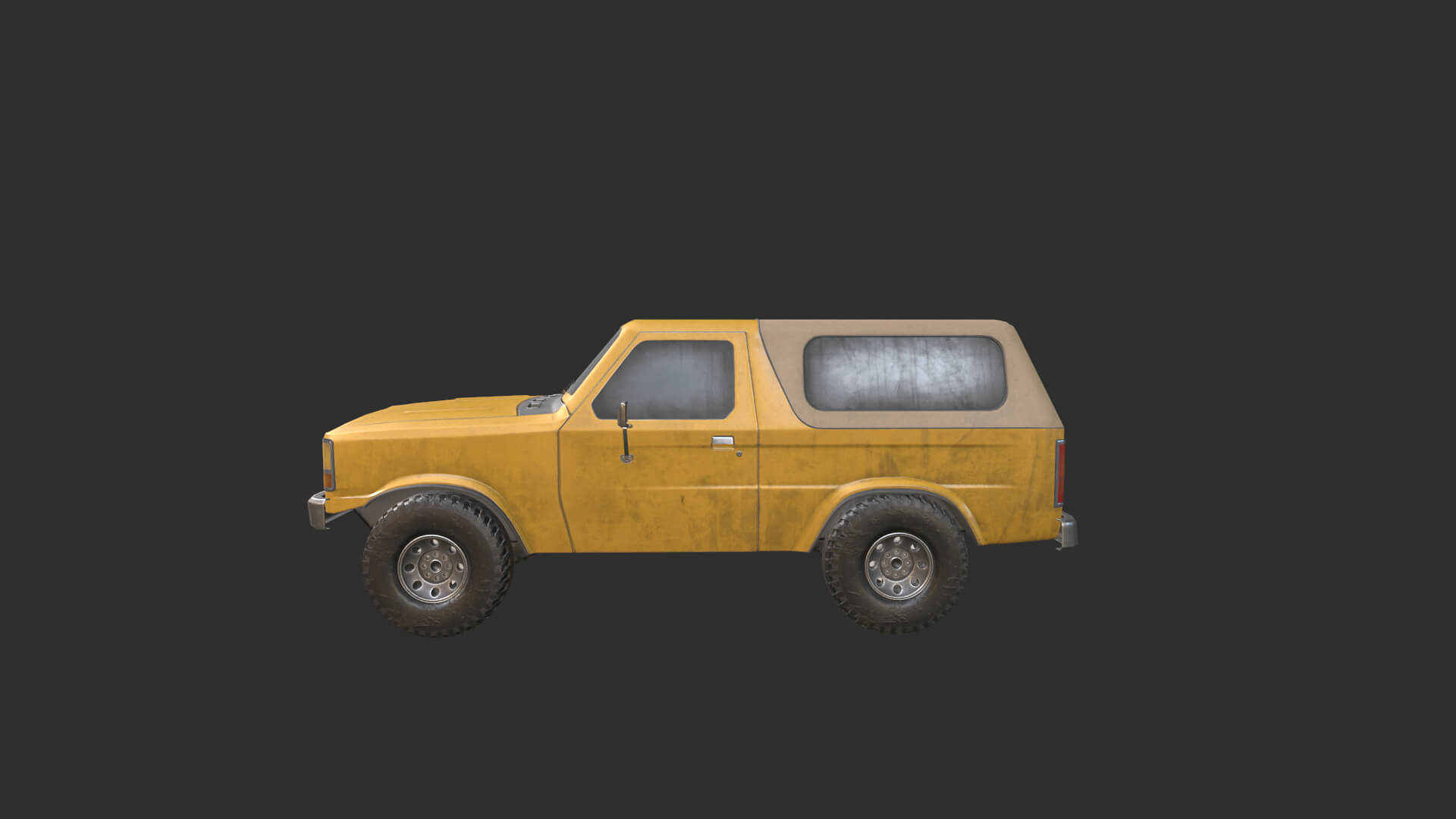 Offroad Jeep Bronco - 3D Model by MightyAlexOne