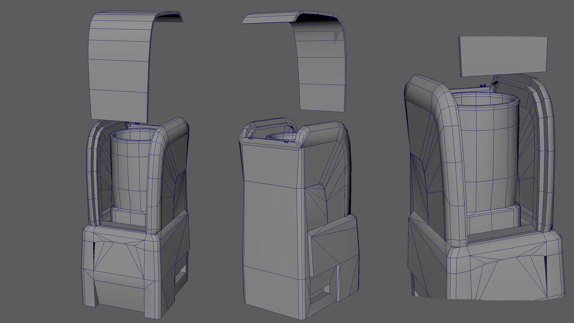 Kitchen Blender - 3D Model by MightyAlexOne