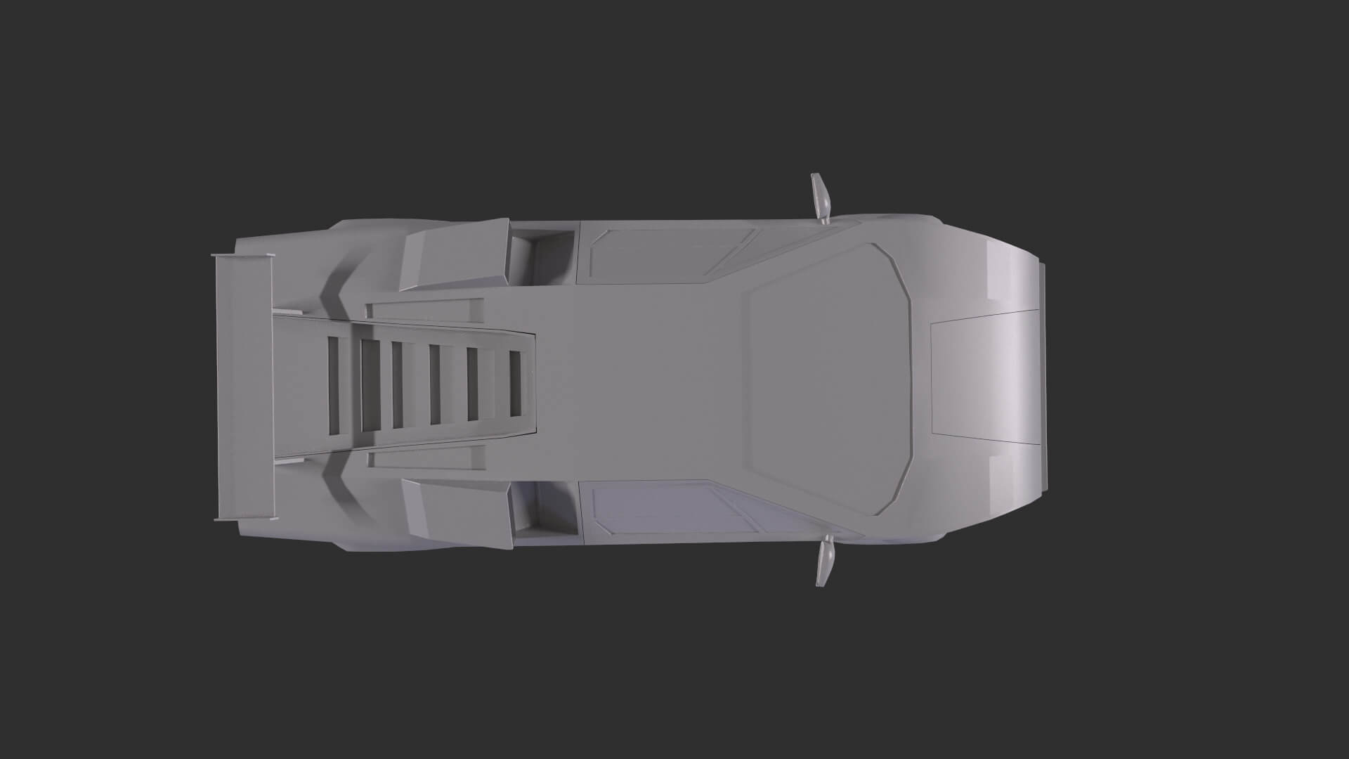 Lamborghini Countach - 3D Model by MightyAlexOne