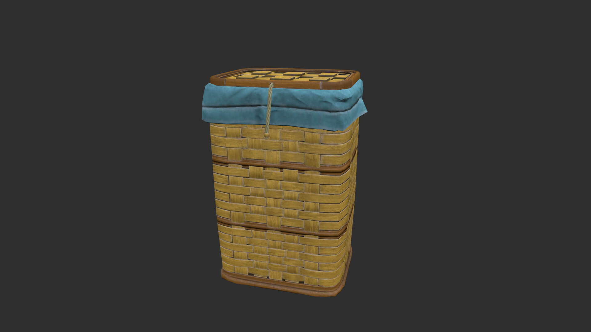 Laundry Basket - 3D Model by MightyAlexOne