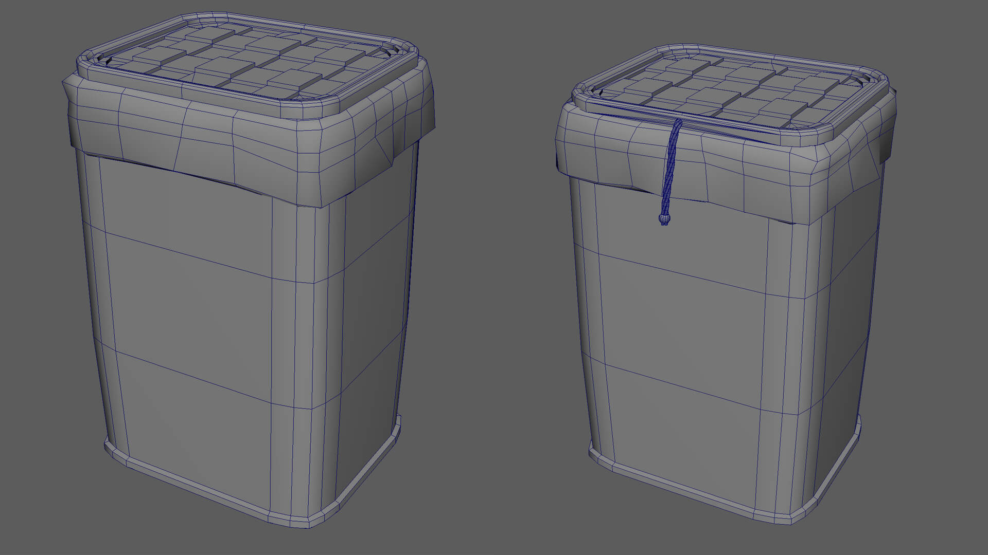 Laundry Basket - 3D Model by MightyAlexOne