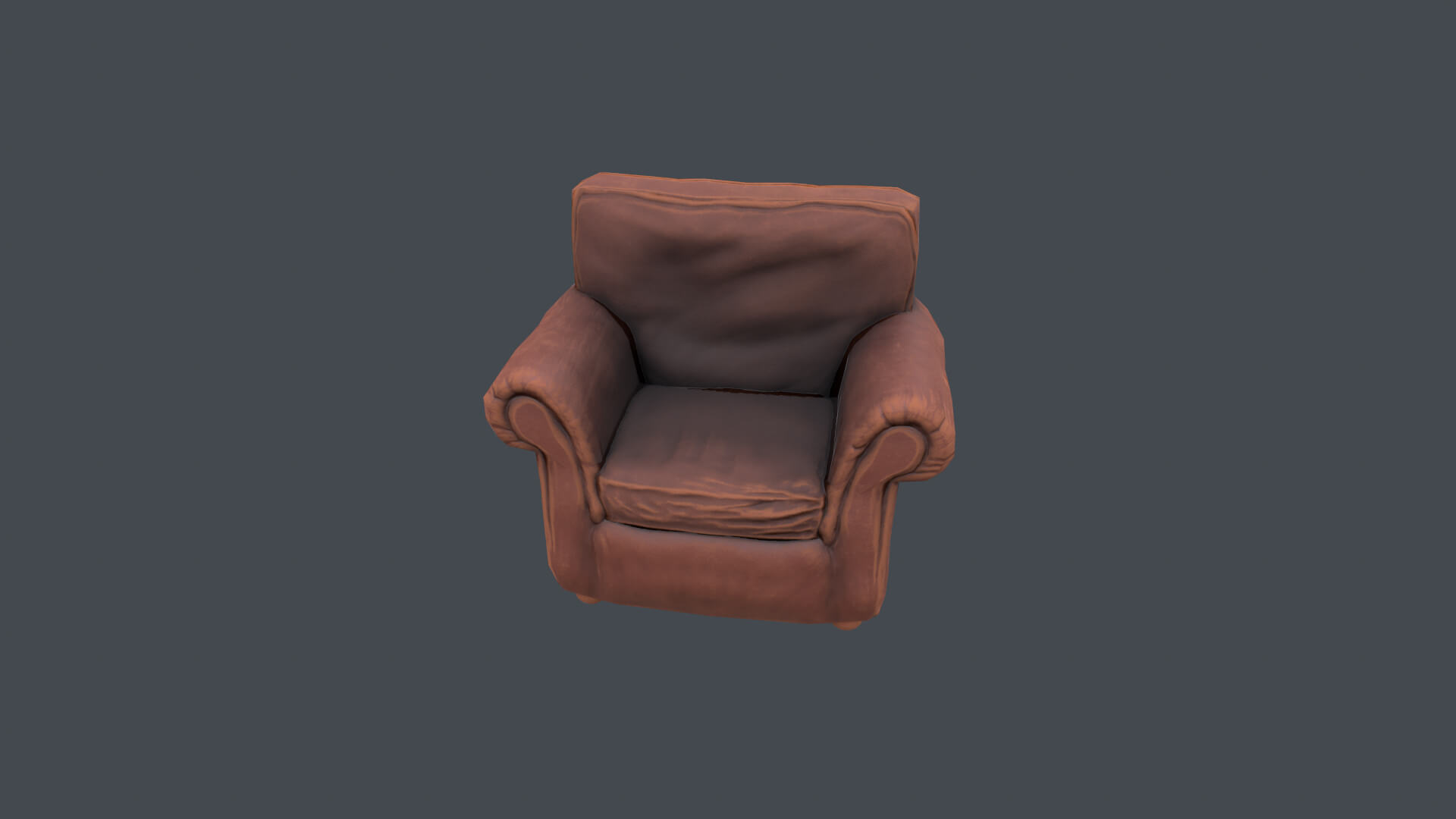 Leather Chair - 3D Model by MightyAlexOne
