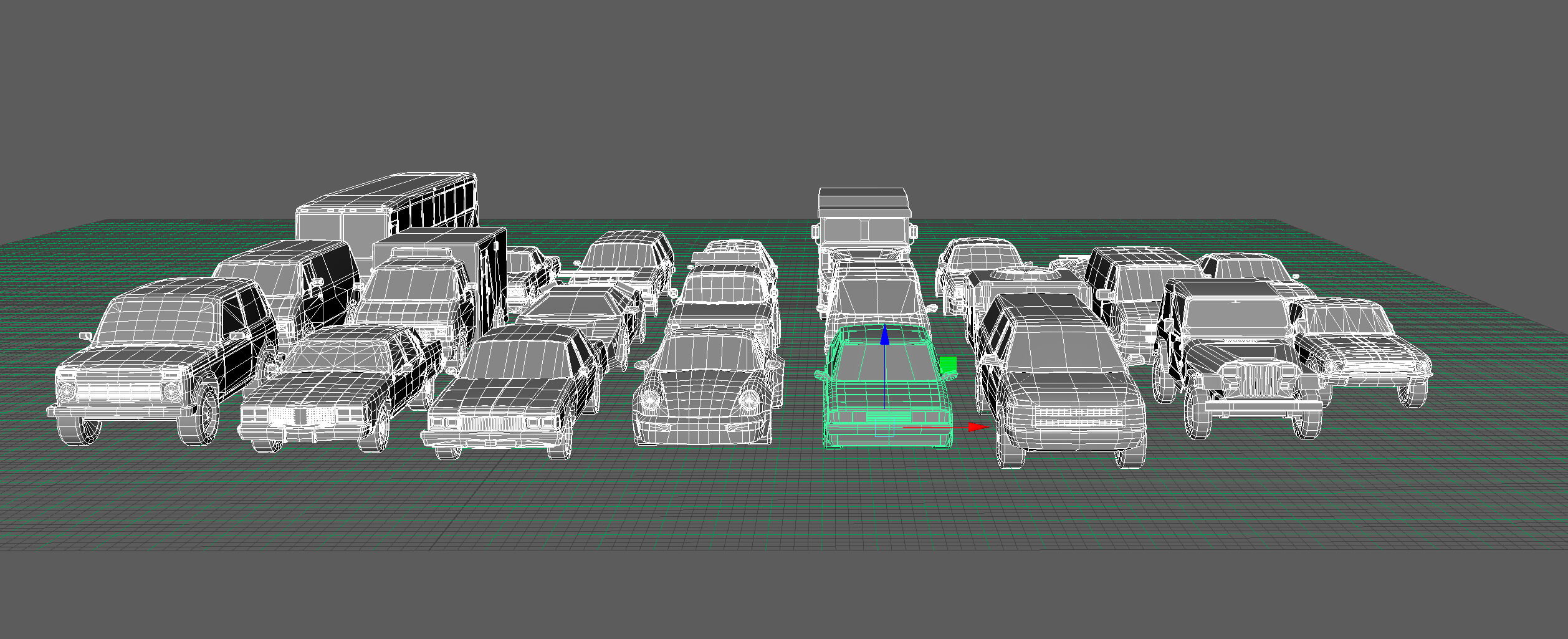 Low Poly Car Pack - 3D Model by MightyAlexOne