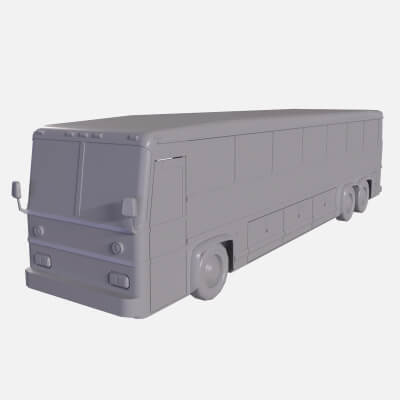 Mci MC10 Autobus - 3D Model by MightyAlexOne