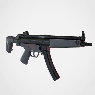 Heckler Koch MP5 - 3D Model by MightyAlexOne