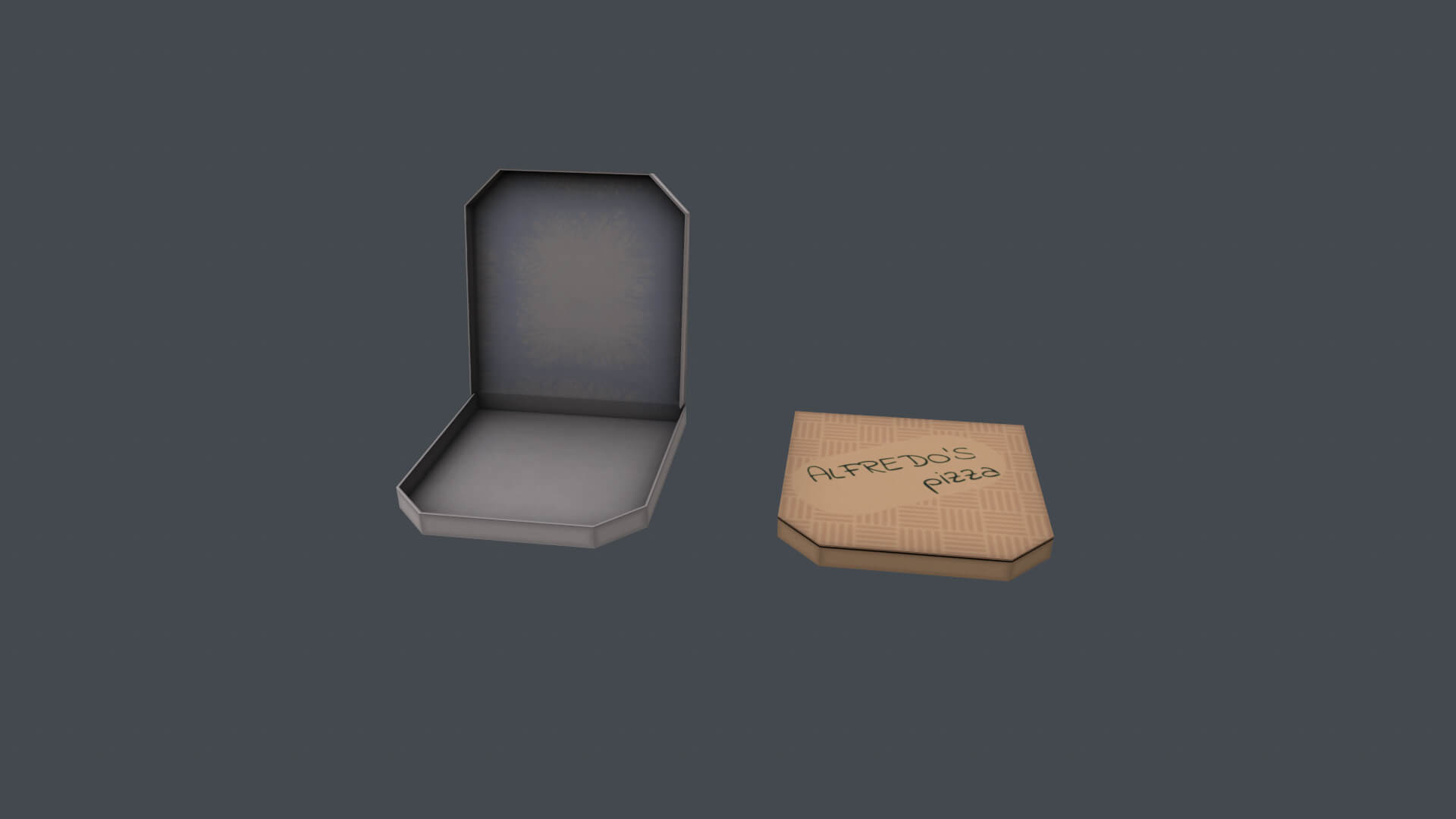 Pizza Box Models - 3D Model by MightyAlexOne