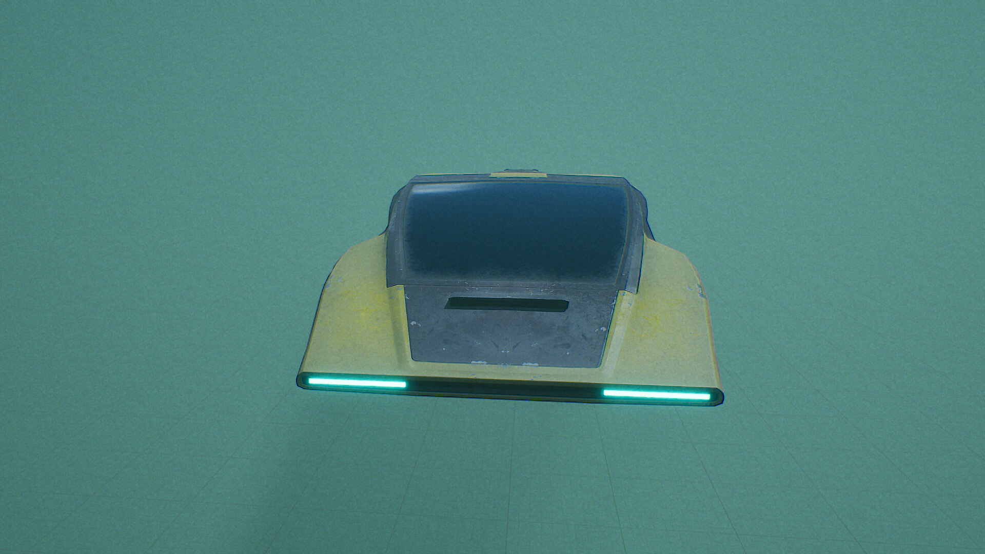 Retro Futuristic Car - 3D Model by MightyAlexOne