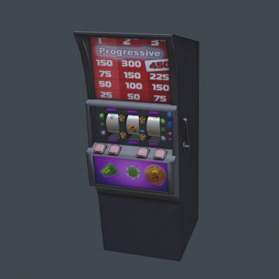 Slot Machine - 3D Model by MightyAlexOne