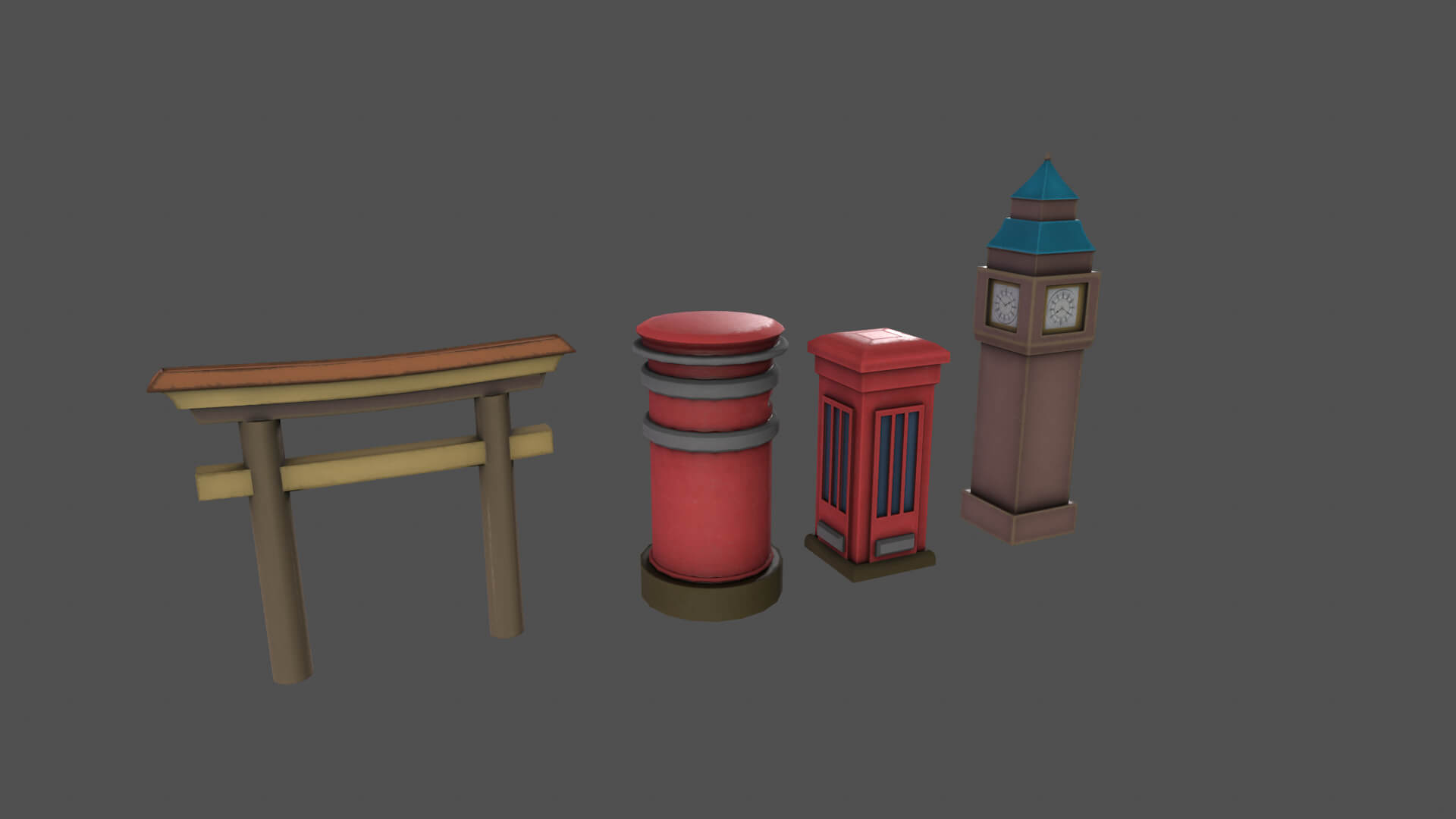 Small Souvenirs - 3D Model by MightyAlexOne