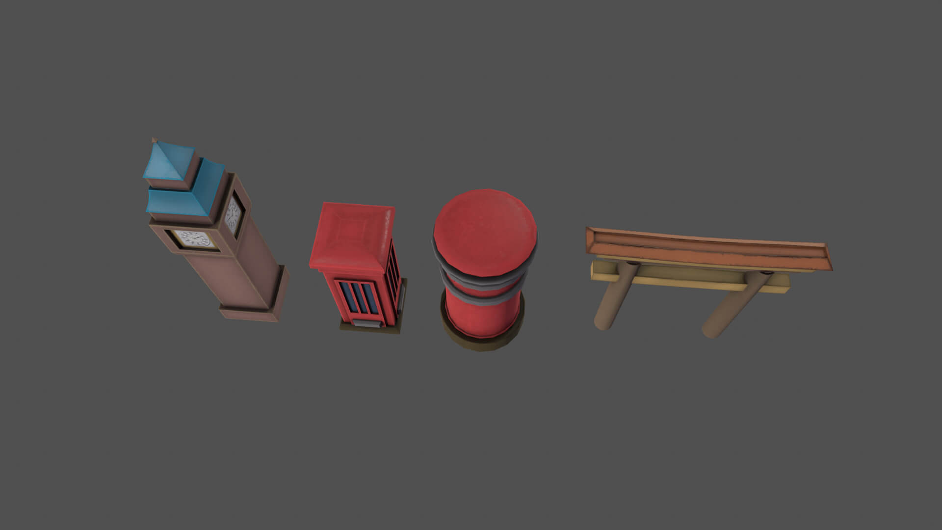 Small Souvenirs - 3D Model by MightyAlexOne