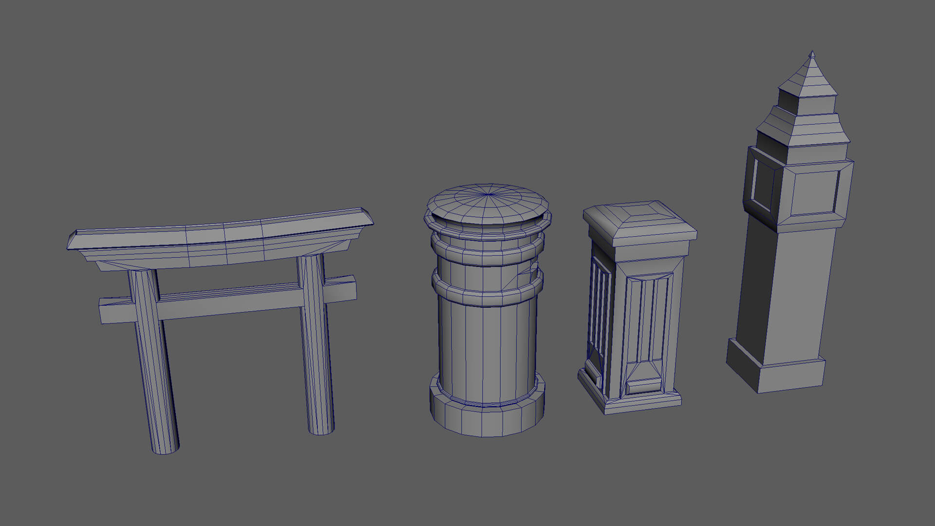 Small Souvenirs - 3D Model by MightyAlexOne