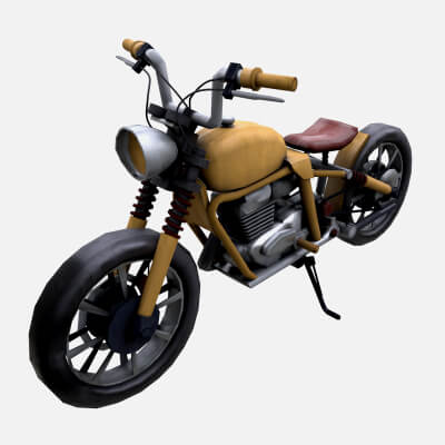 Low Poly Models | Vehicles | Motorcycles | RenderHub