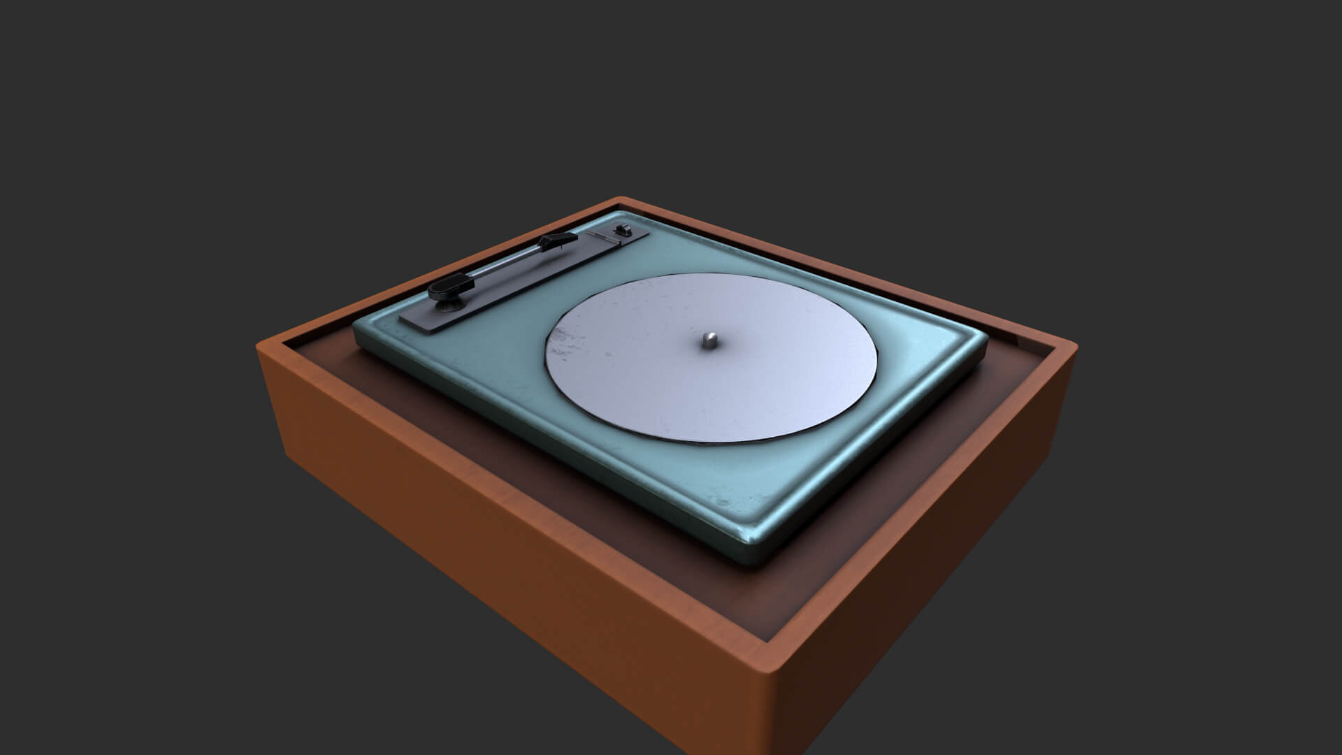 Vinyl Player - 3D Model by MightyAlexOne