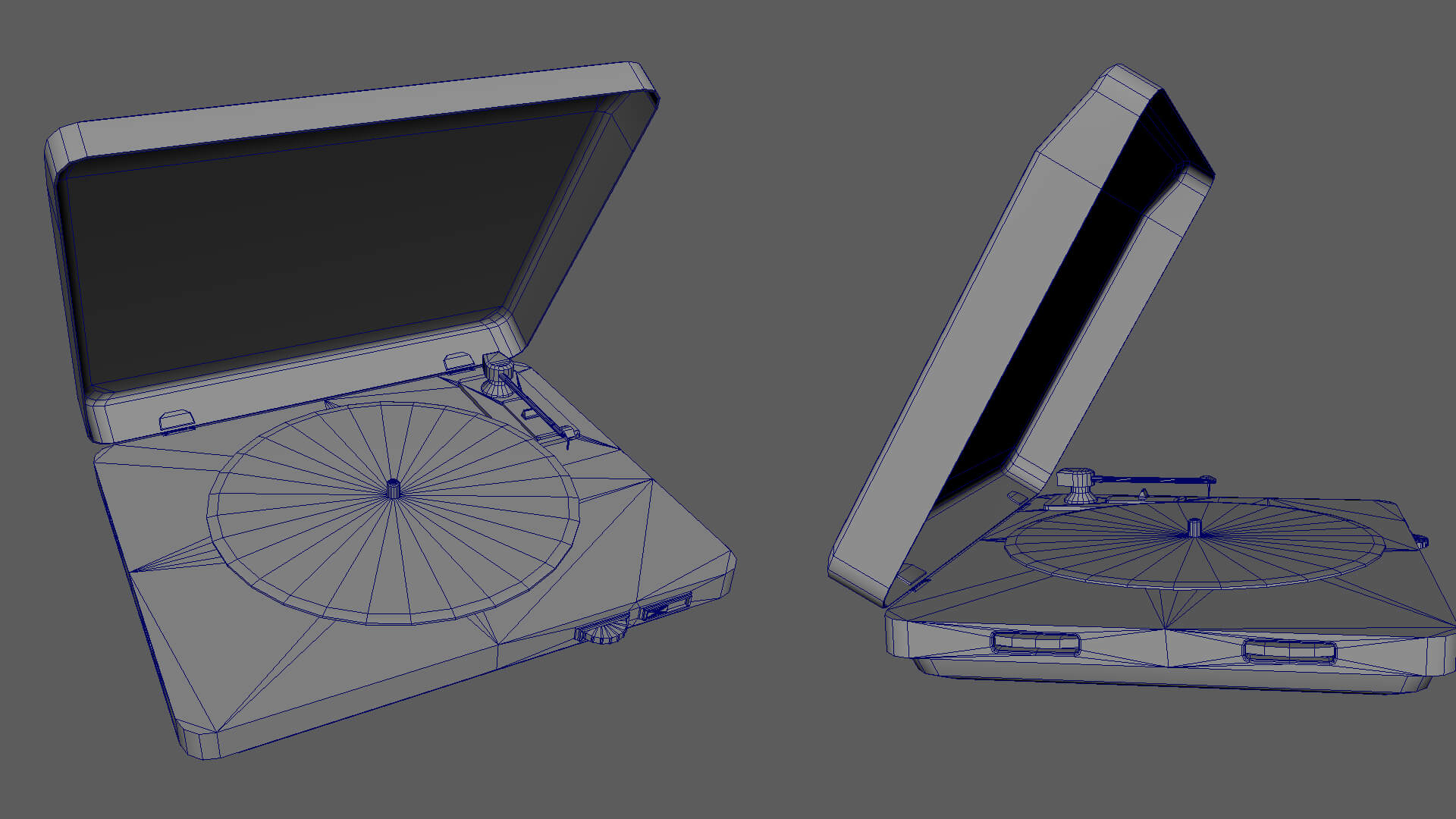 Vinyl Player - 3D Model by MightyAlexOne