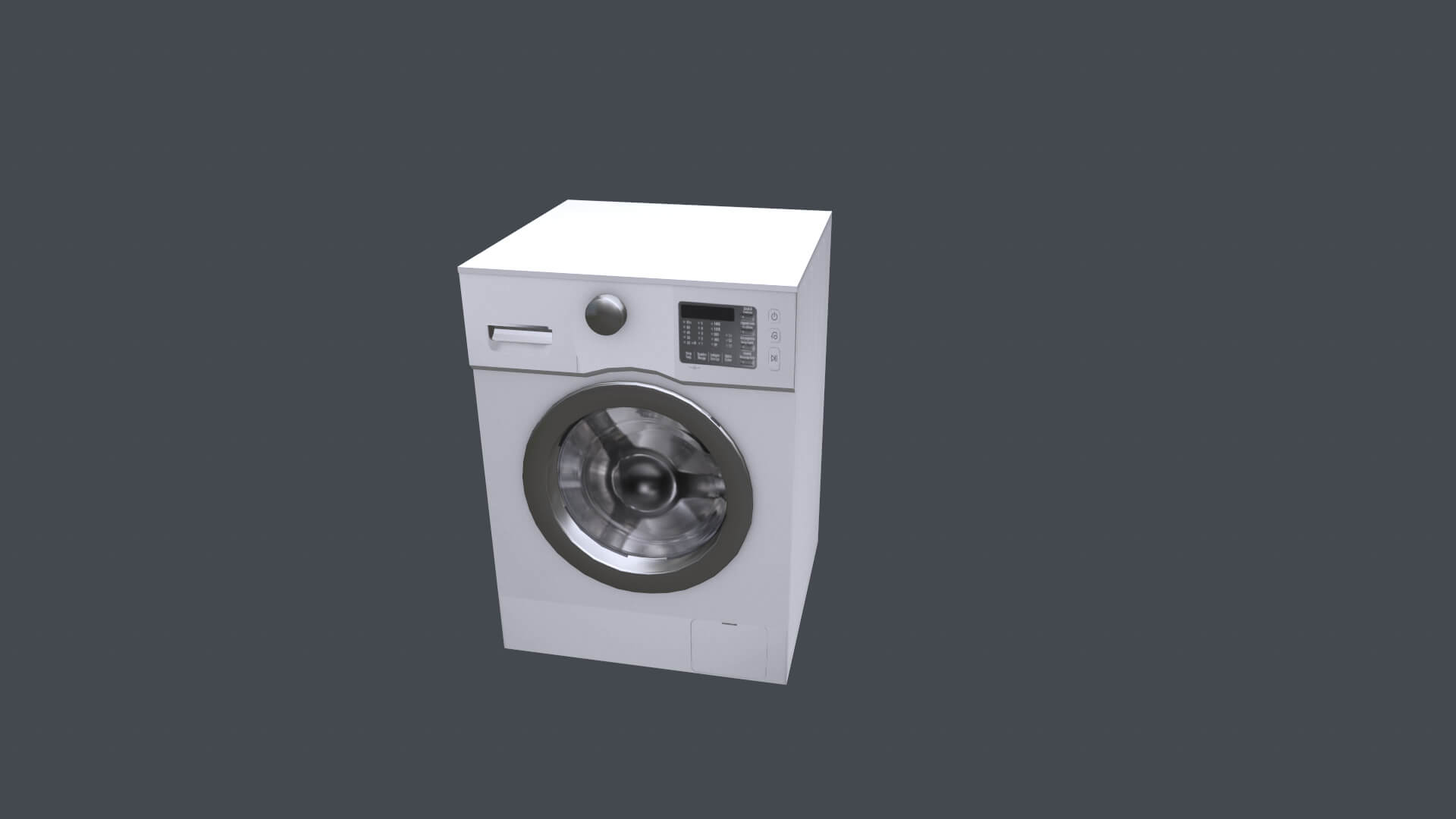 Washing Machine - 3D Model by MightyAlexOne