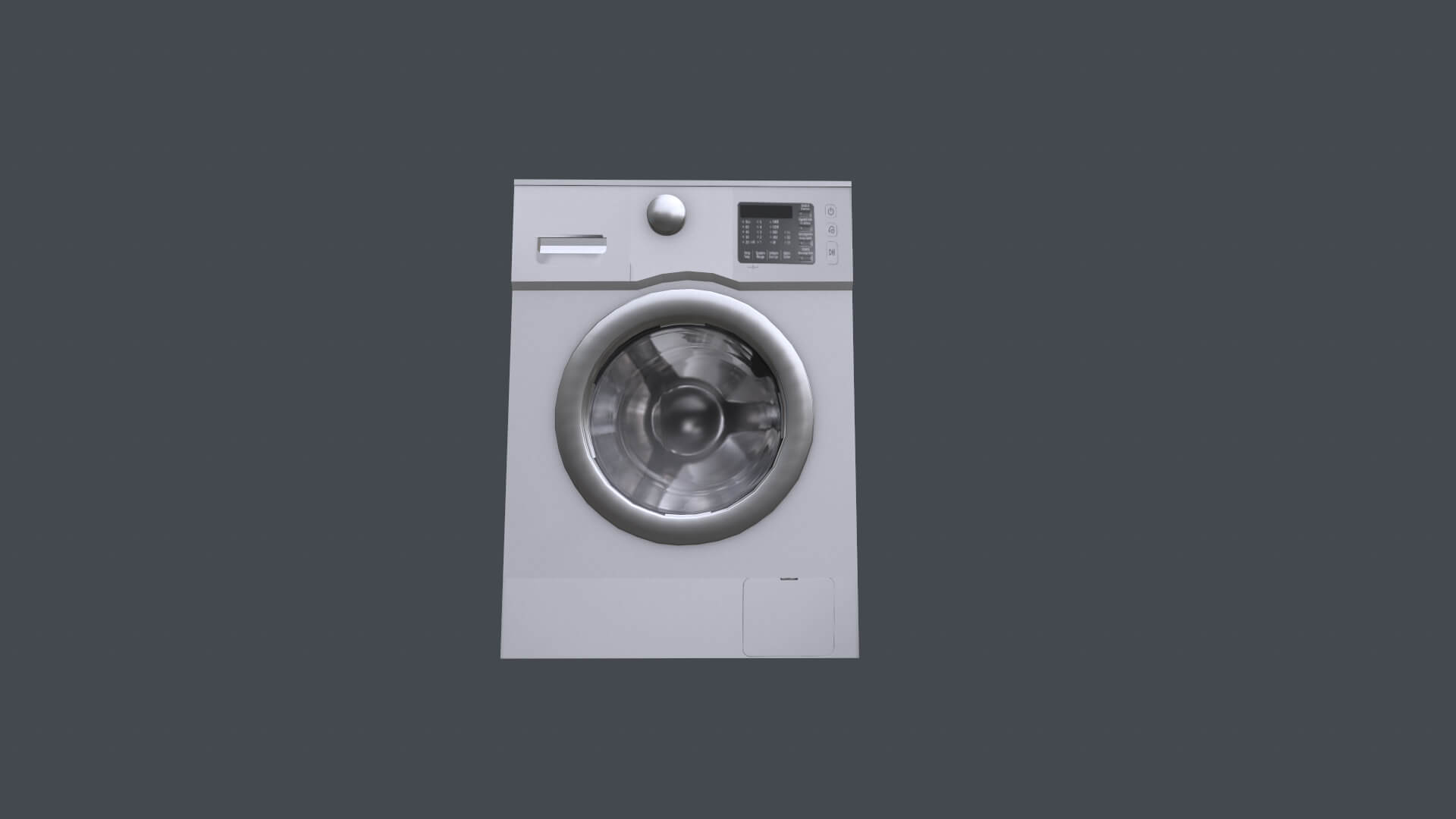 Washing Machine - 3D Model by MightyAlexOne