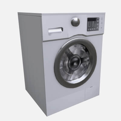 Washing Machine - 3D Model by MightyAlexOne