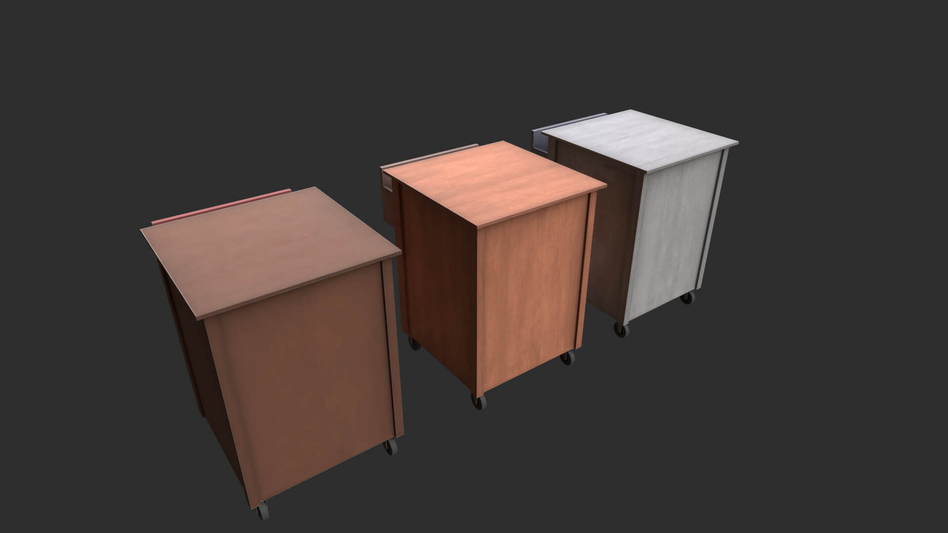 Wooden Drawer - 3D Model by MightyAlexOne