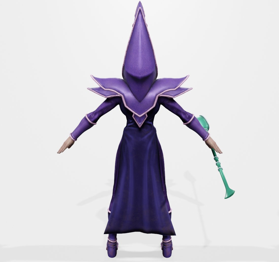 Dark Magician from Jump Force - Free 3D Model by Migs