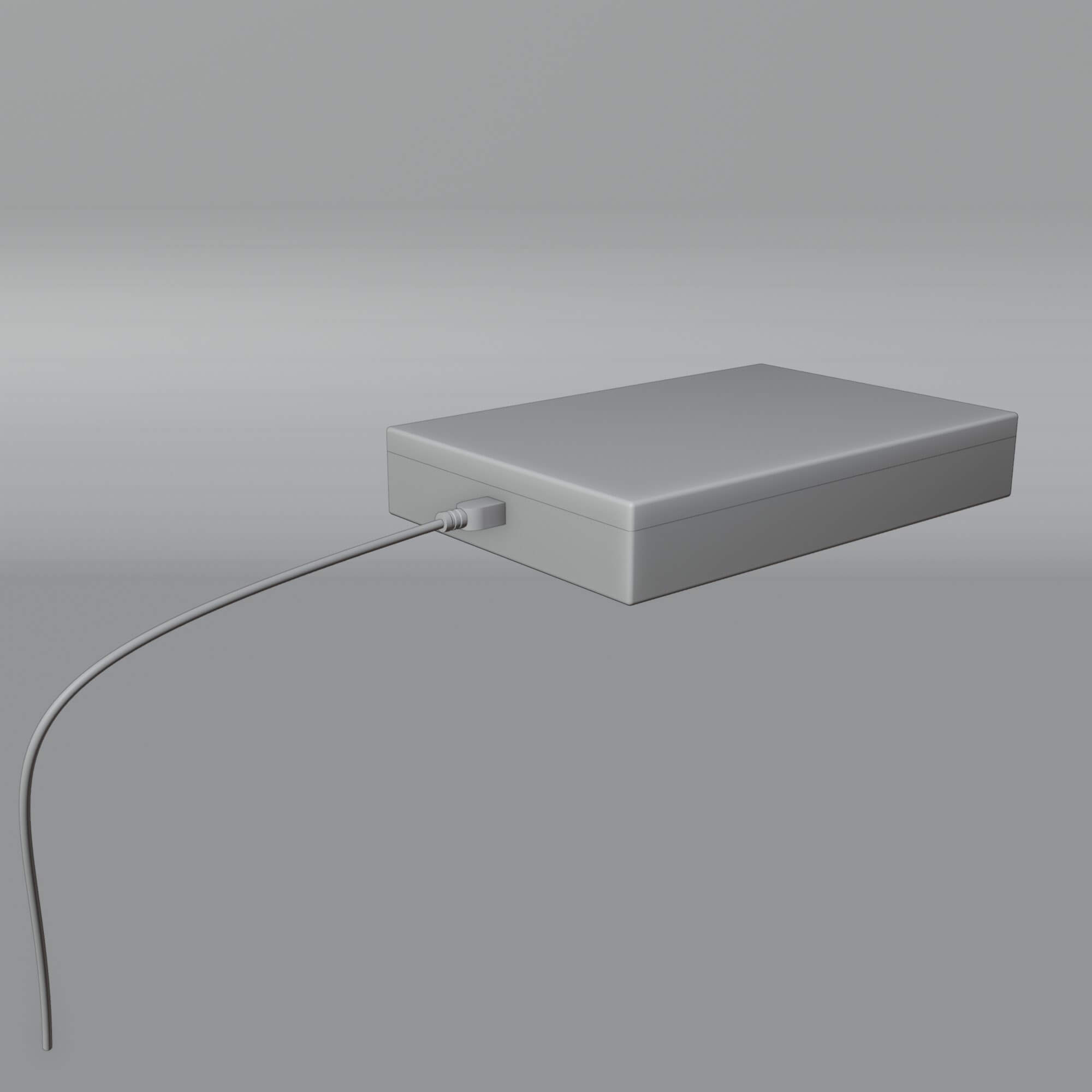 External Hard Disk Drive - 3D Model by MihaiZaharia