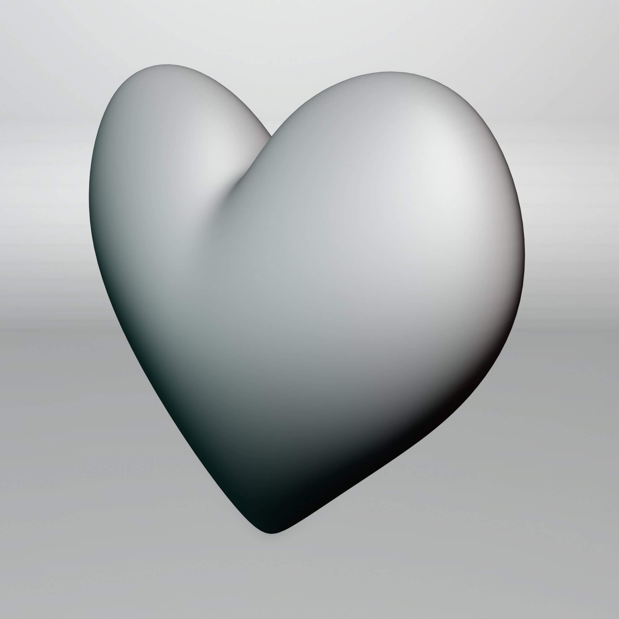 Heart Shape Symbol - 3D Model by MihaiZaharia