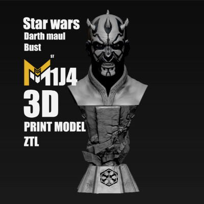 Print Ready 3D Models | Busts | Sci Fi Characters | RenderHub
