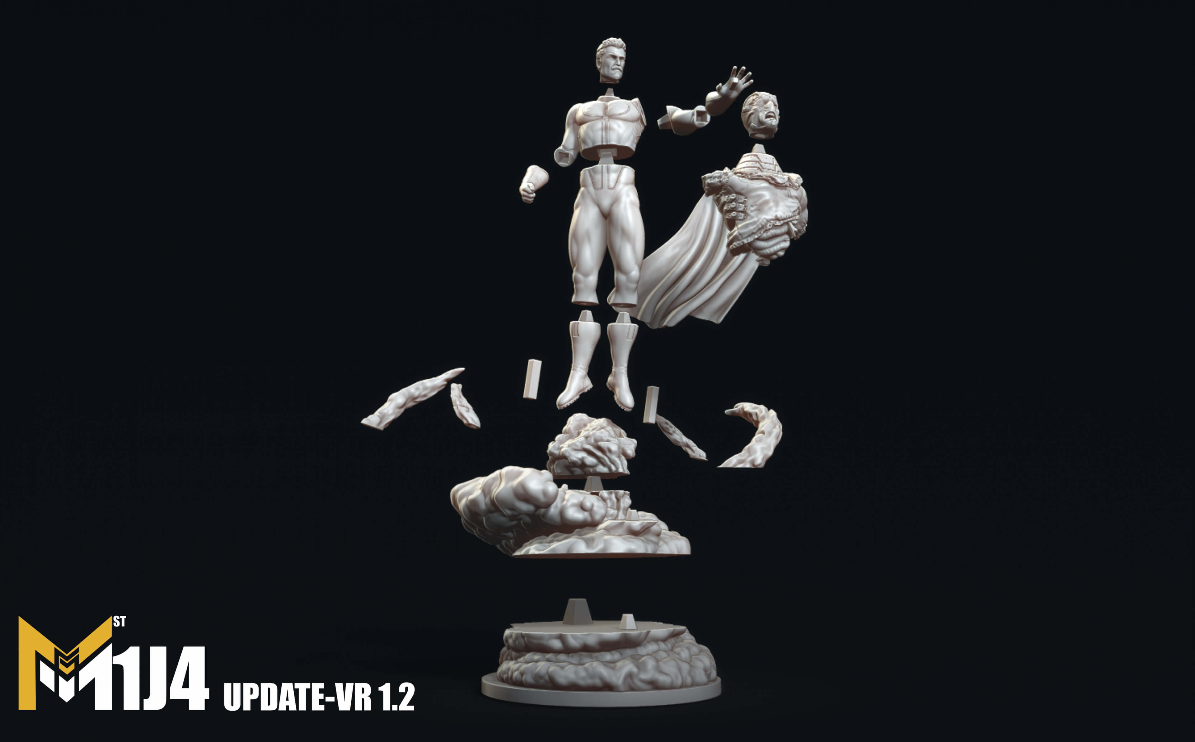 Omni-Man Statue Print STL 3D Model by Mij4studios