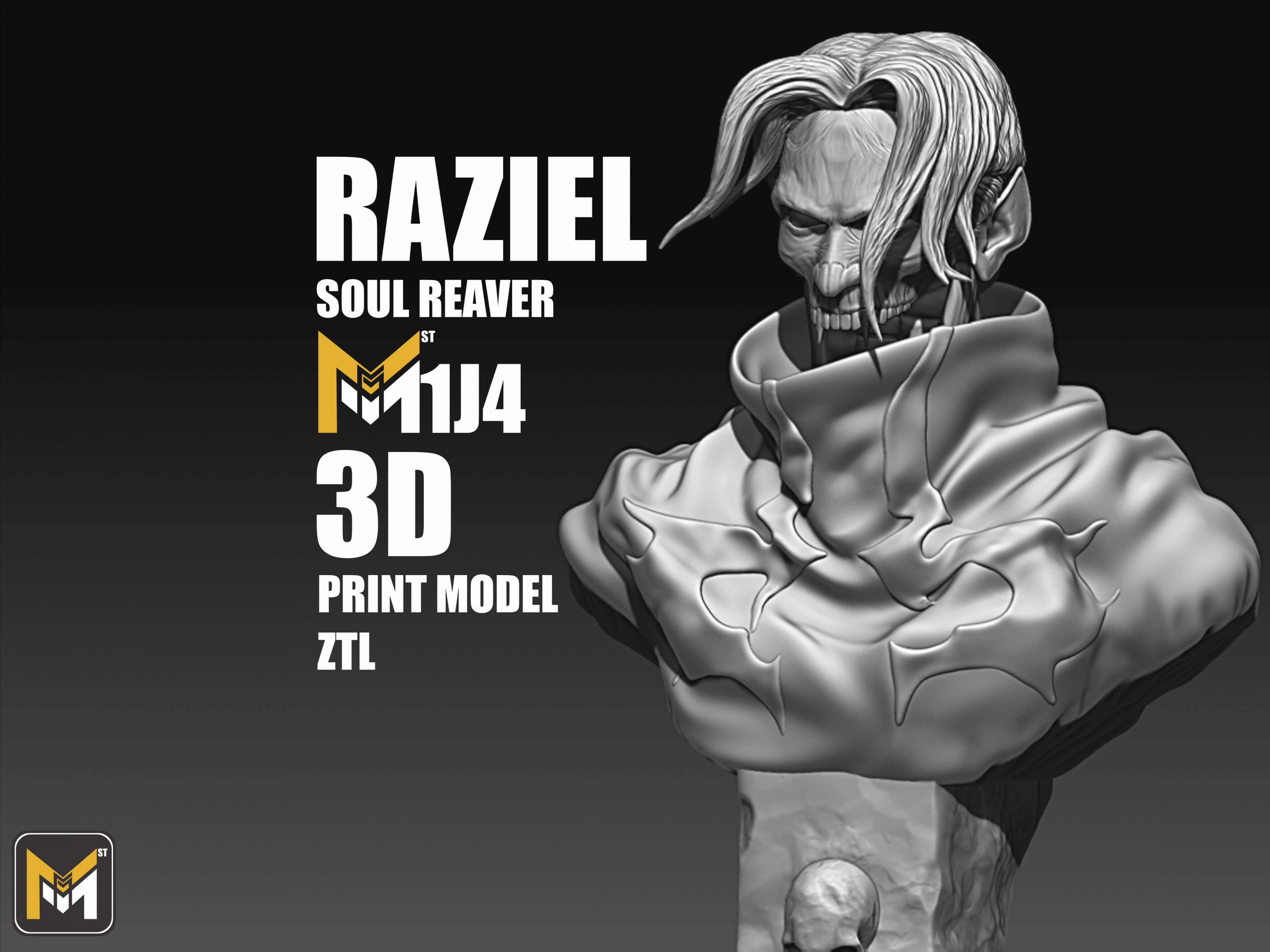 Vampire Raziel Statue Print Stl by Mij4studios