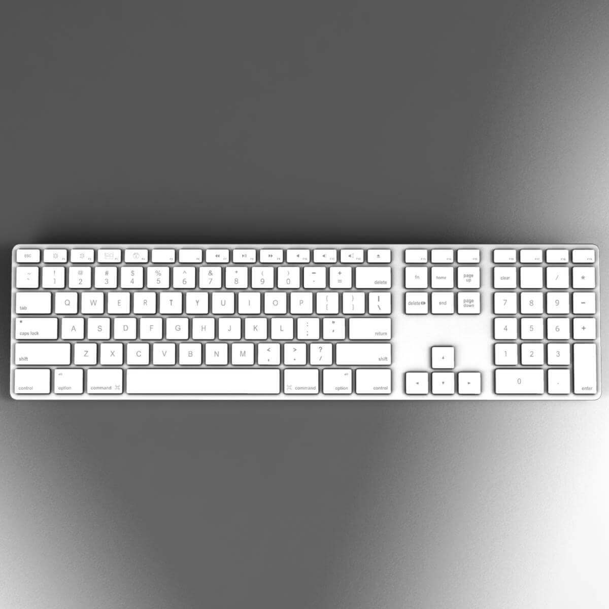 Apple Keyboard - 3D Model by mikebibby