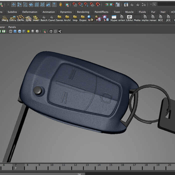 Car Keys - 3D Model by mikebibby