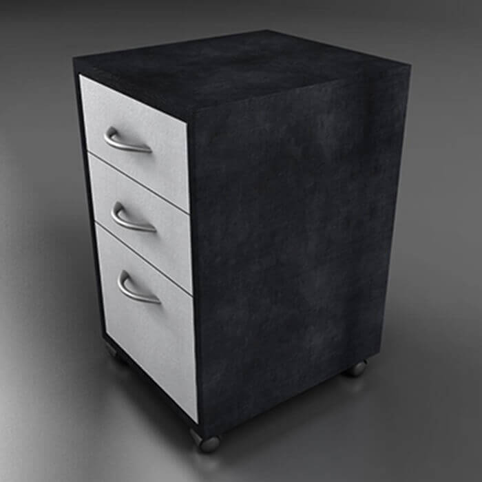 File Cabinet - 3D Model by mikebibby