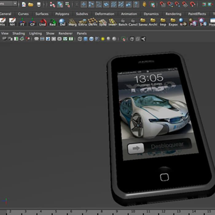 Iphone 3GS - 3D Model by mikebibby