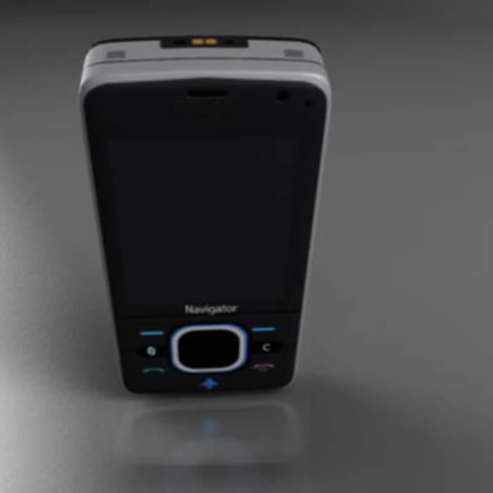 Nokia Navigator Cell Phone - 3D Model by mikebibby