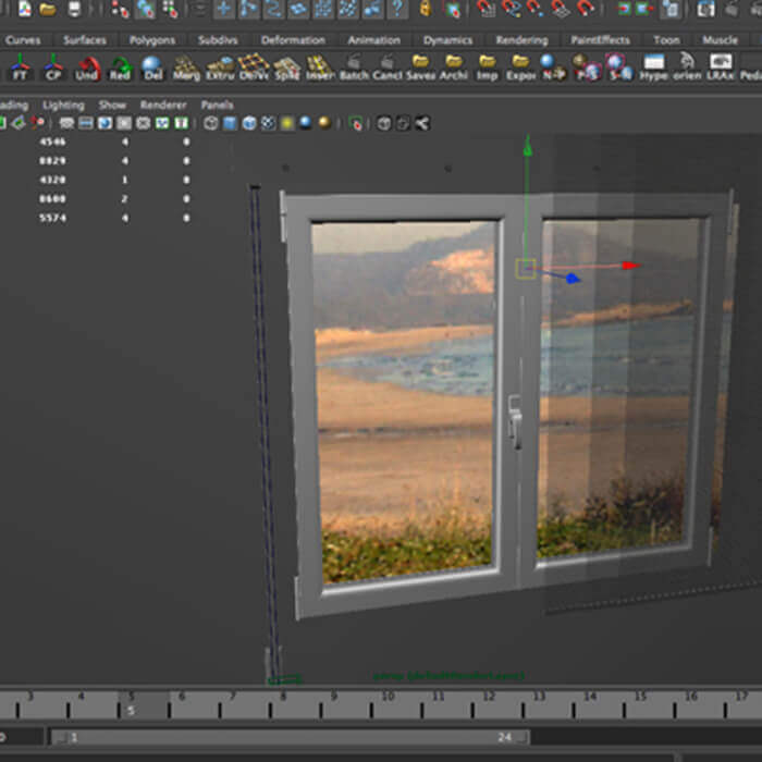 Window with Shutters - 3D Model by mikebibby