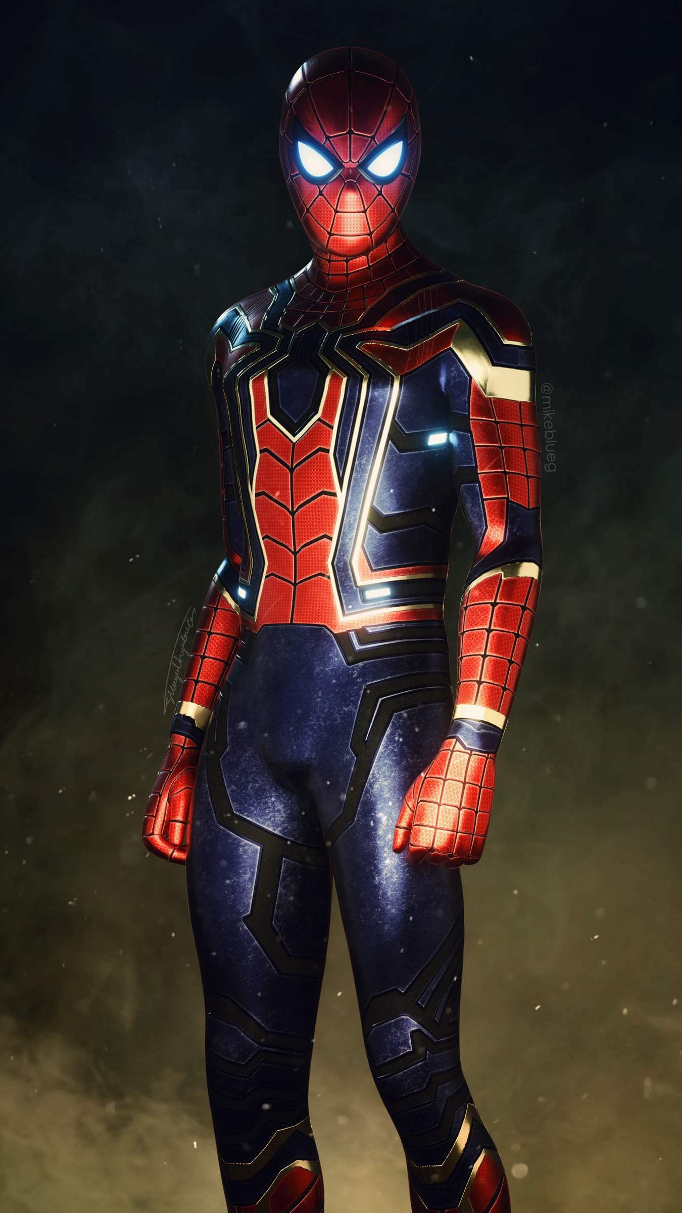 Iron Spider Avengers Suit 3D Model By Mikeblueg Iron Spider Avengers Suit 3D Model By Mikeblueg