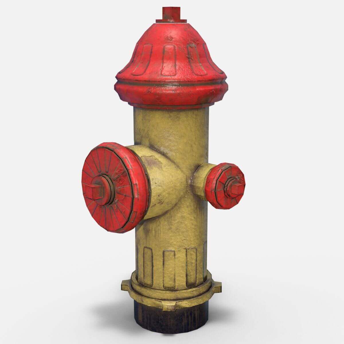 Fire Hydrant - 3D Model by mikec156