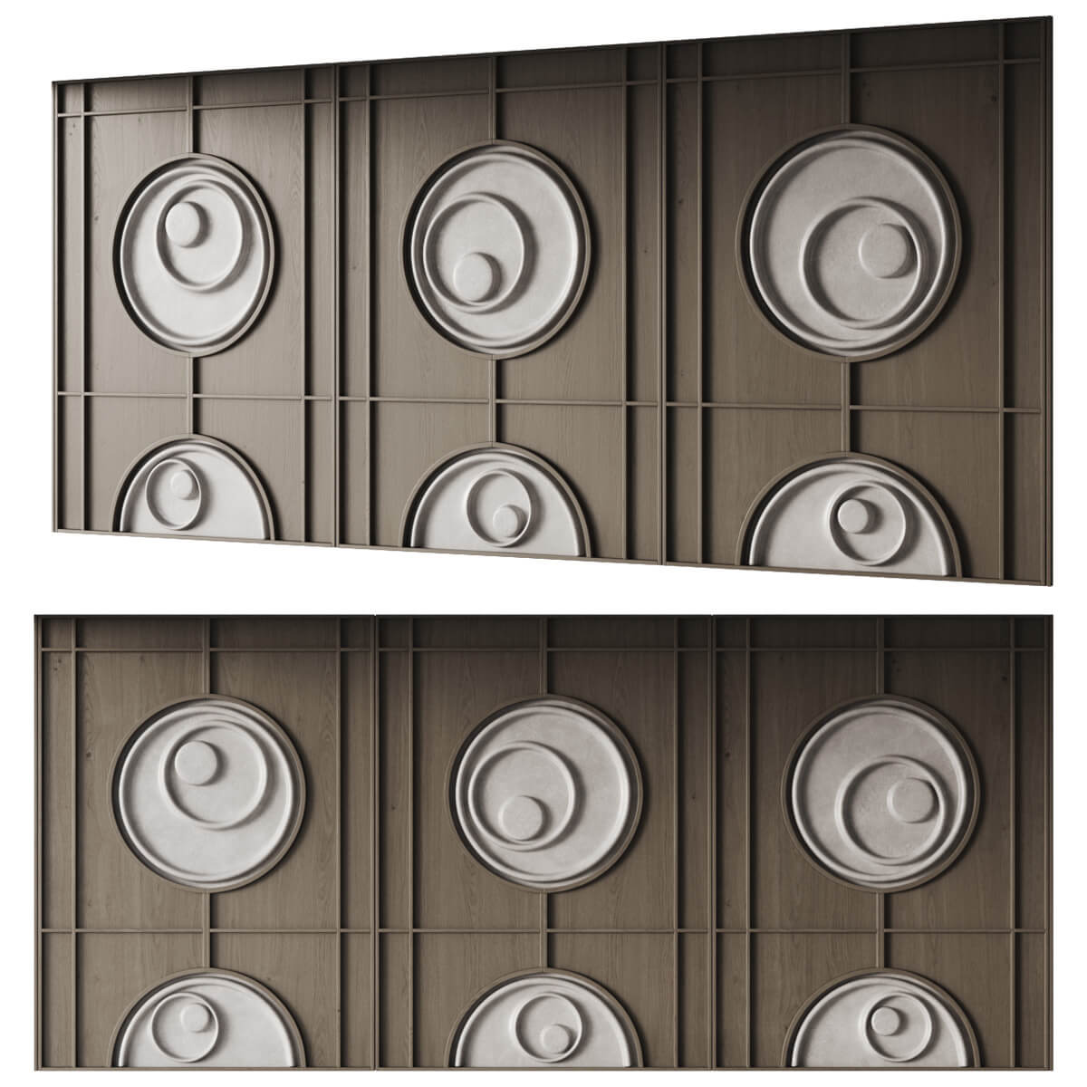Wood Wall Panel ML001 - 3D Model by miklob