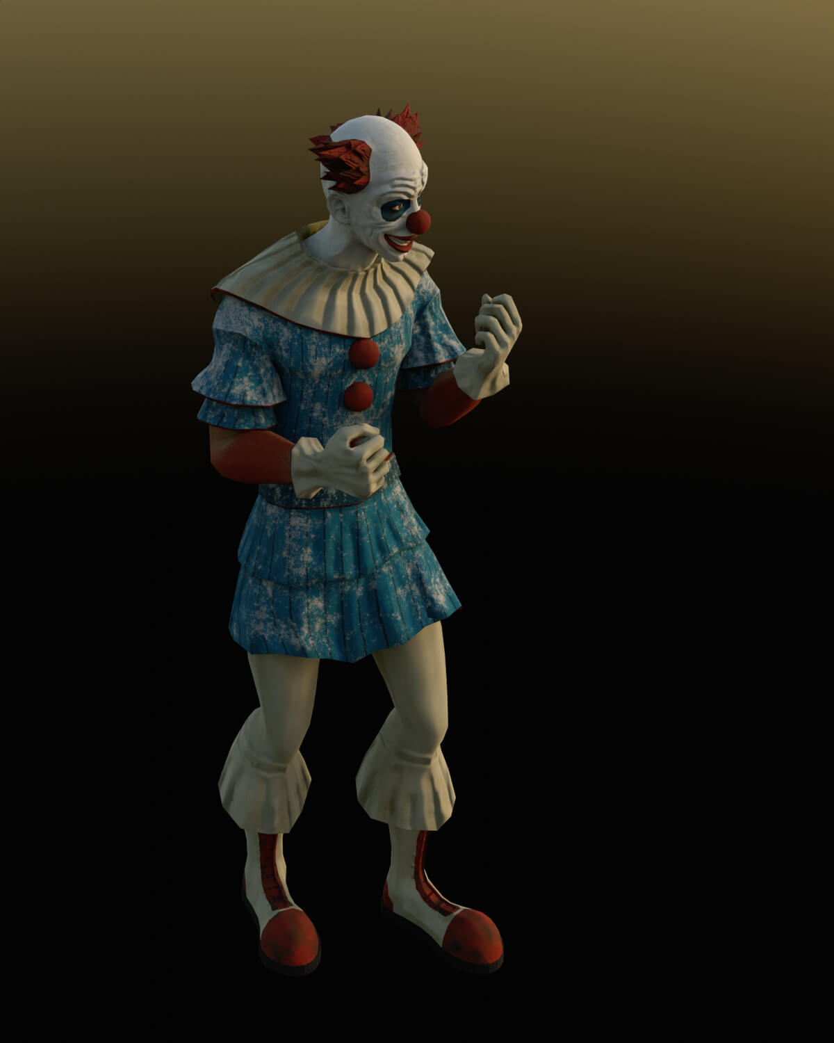 Not a Funny Clown - 3D Model by Mikolf