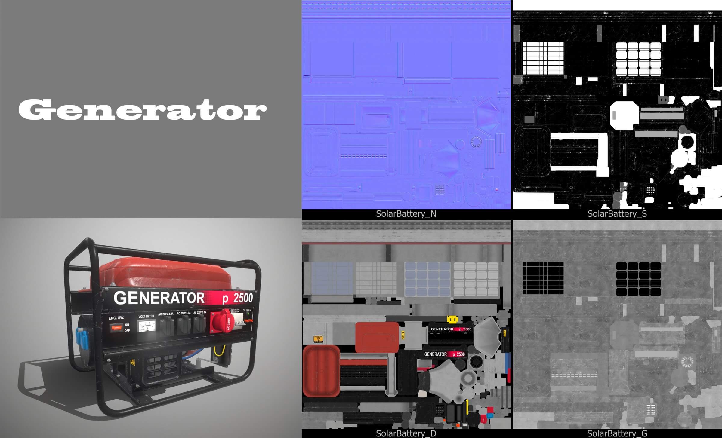 Generator - 3D Model by Mikserart