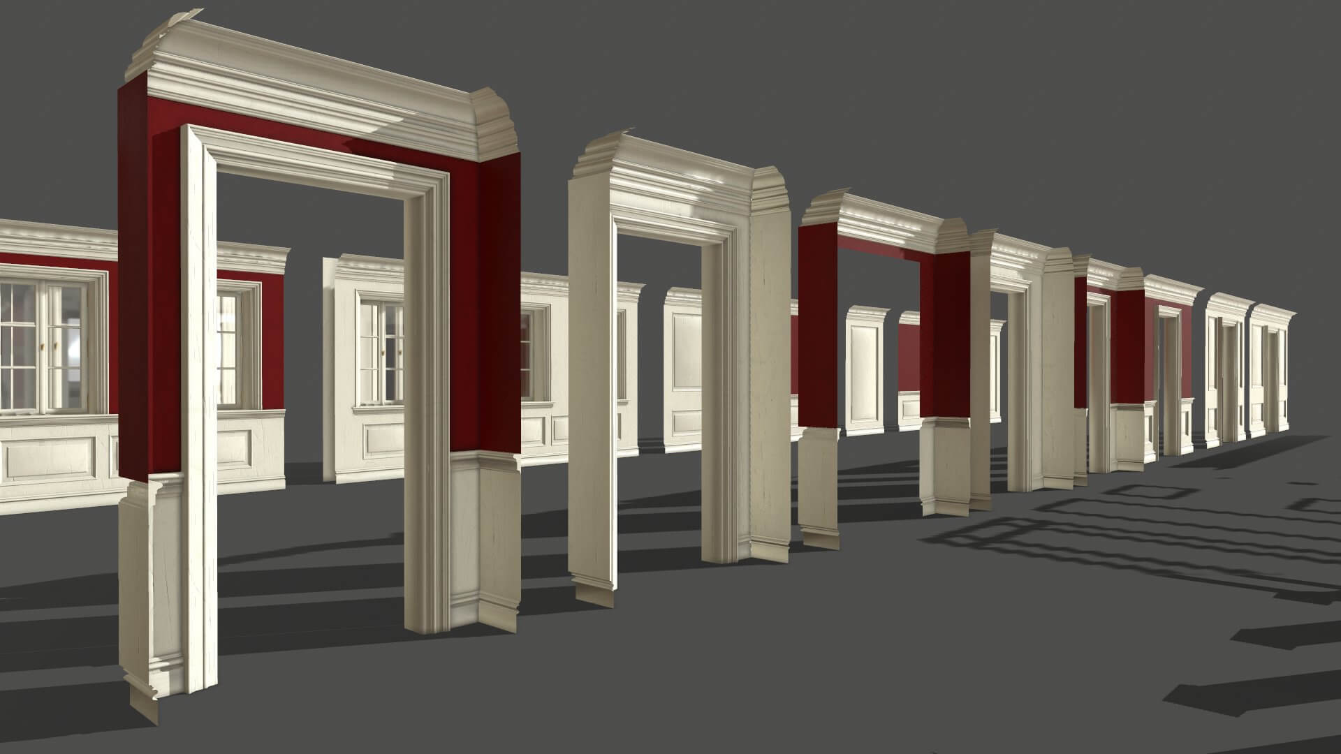 Interior Basic Modular Elements - 3D Model by Mikserart