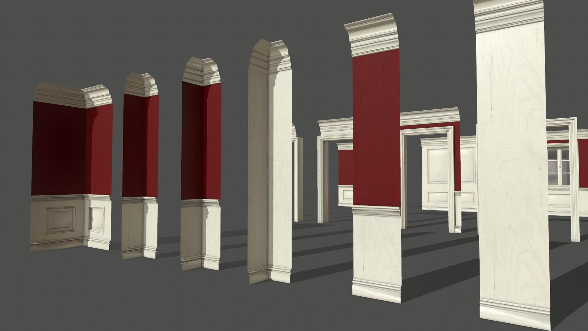 Interior Basic Modular Elements - 3D Model by Mikserart