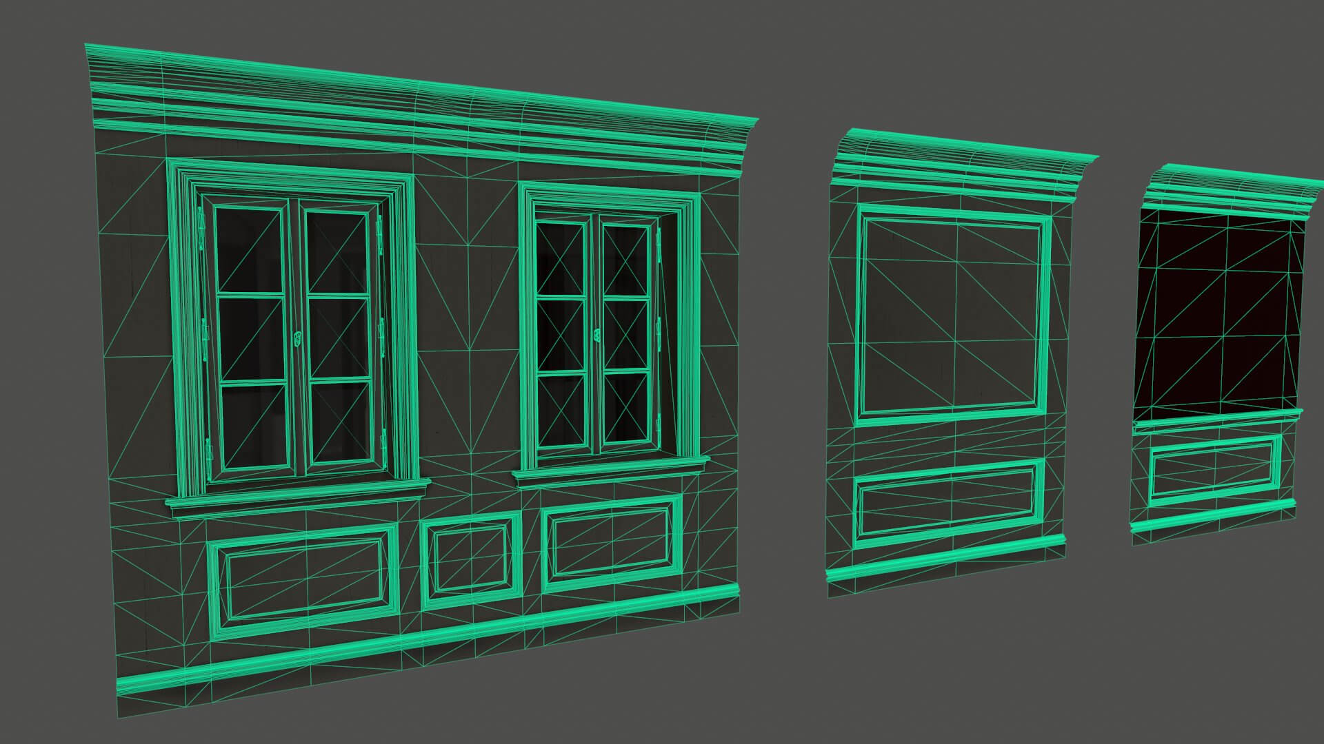Interior Basic Modular Elements - 3D Model by Mikserart