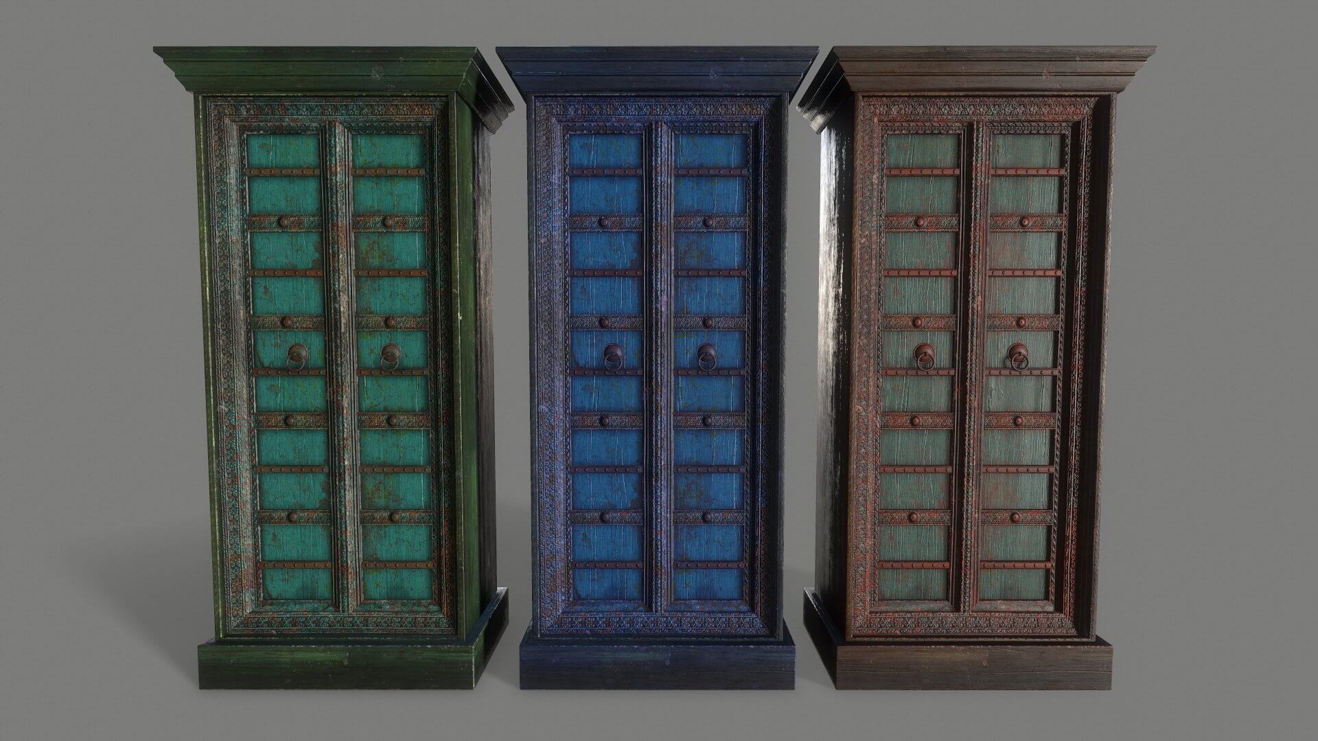 Medieval Wardrobe - 3D Model by Mikserart