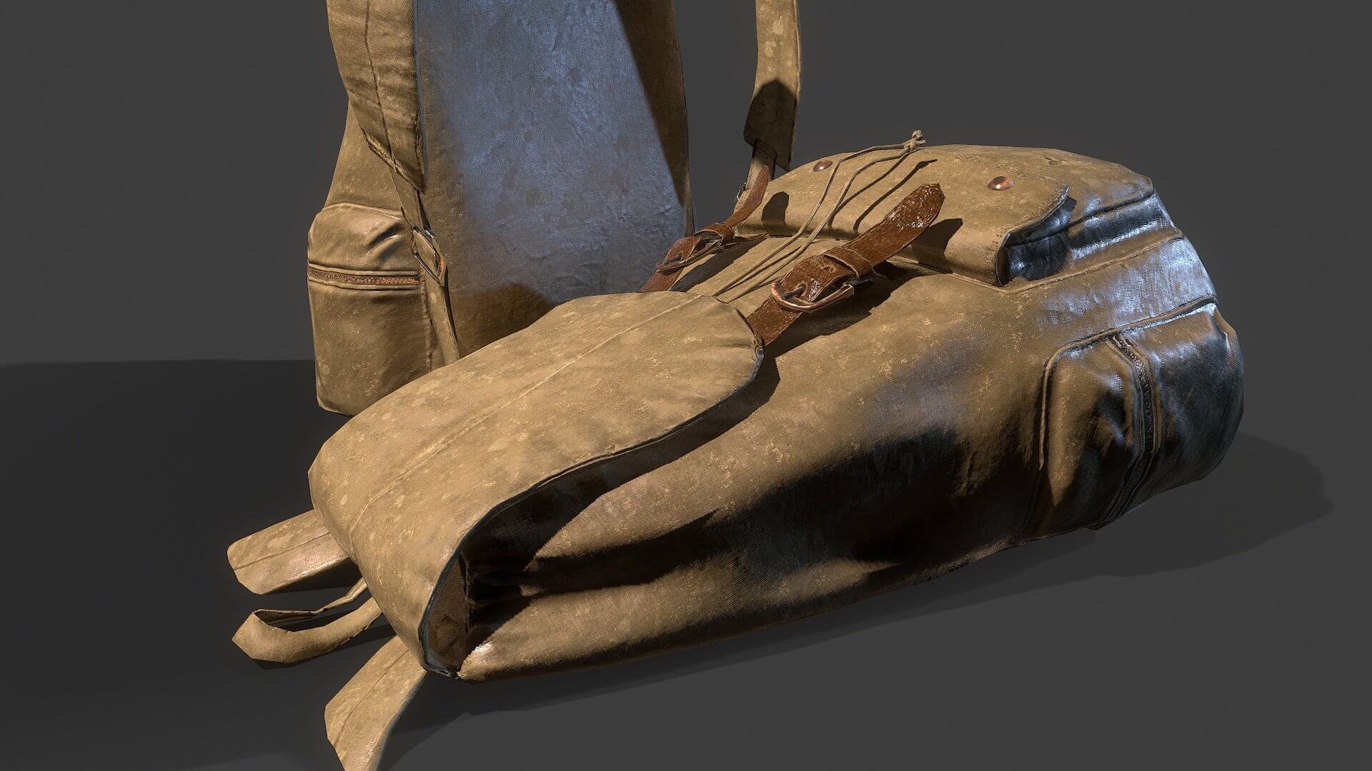 Stalker Backpack - 3D Model by Mikserart