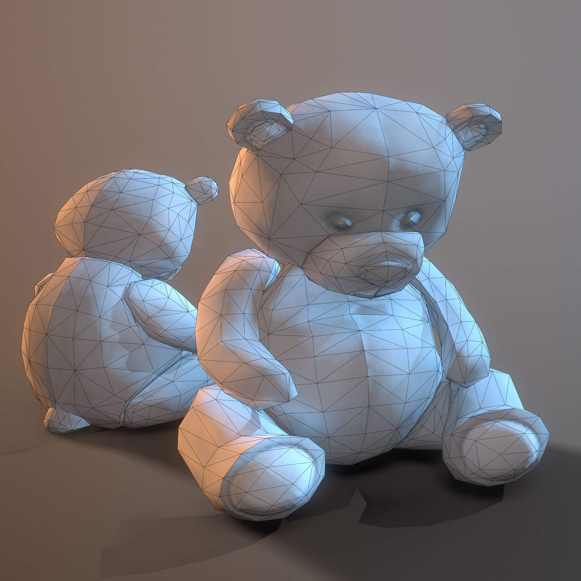 Teddy Bear - 3D Model by Mikserart