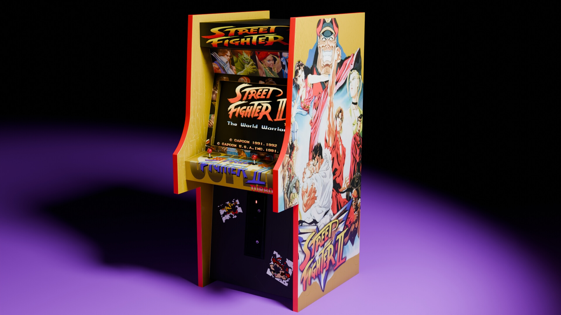 Arcade Machine - 3D Model by mikymiky