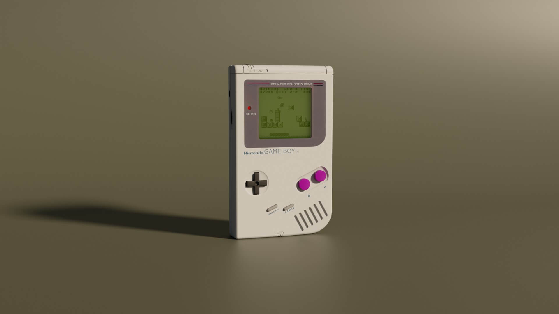 Game Boy DMG - 3D Model by mikymiky