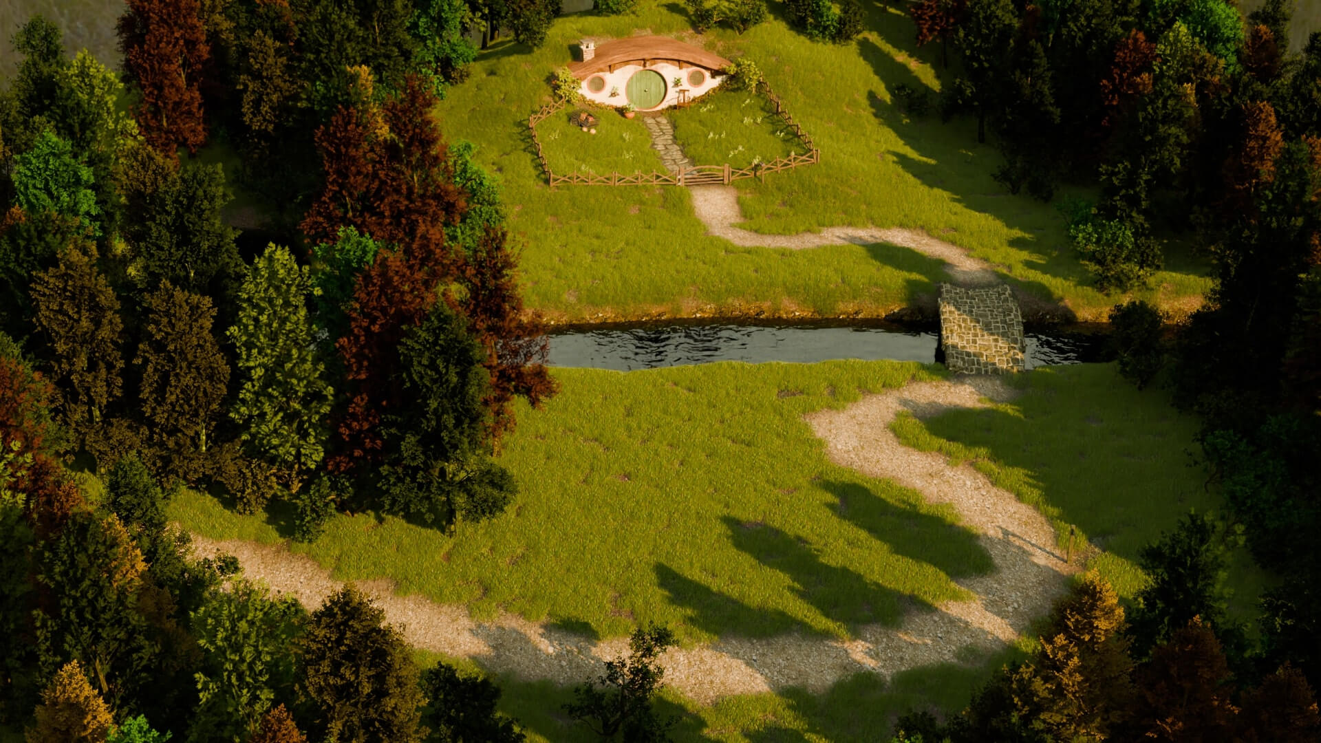 Hobbit House - 3D Model by mikymiky