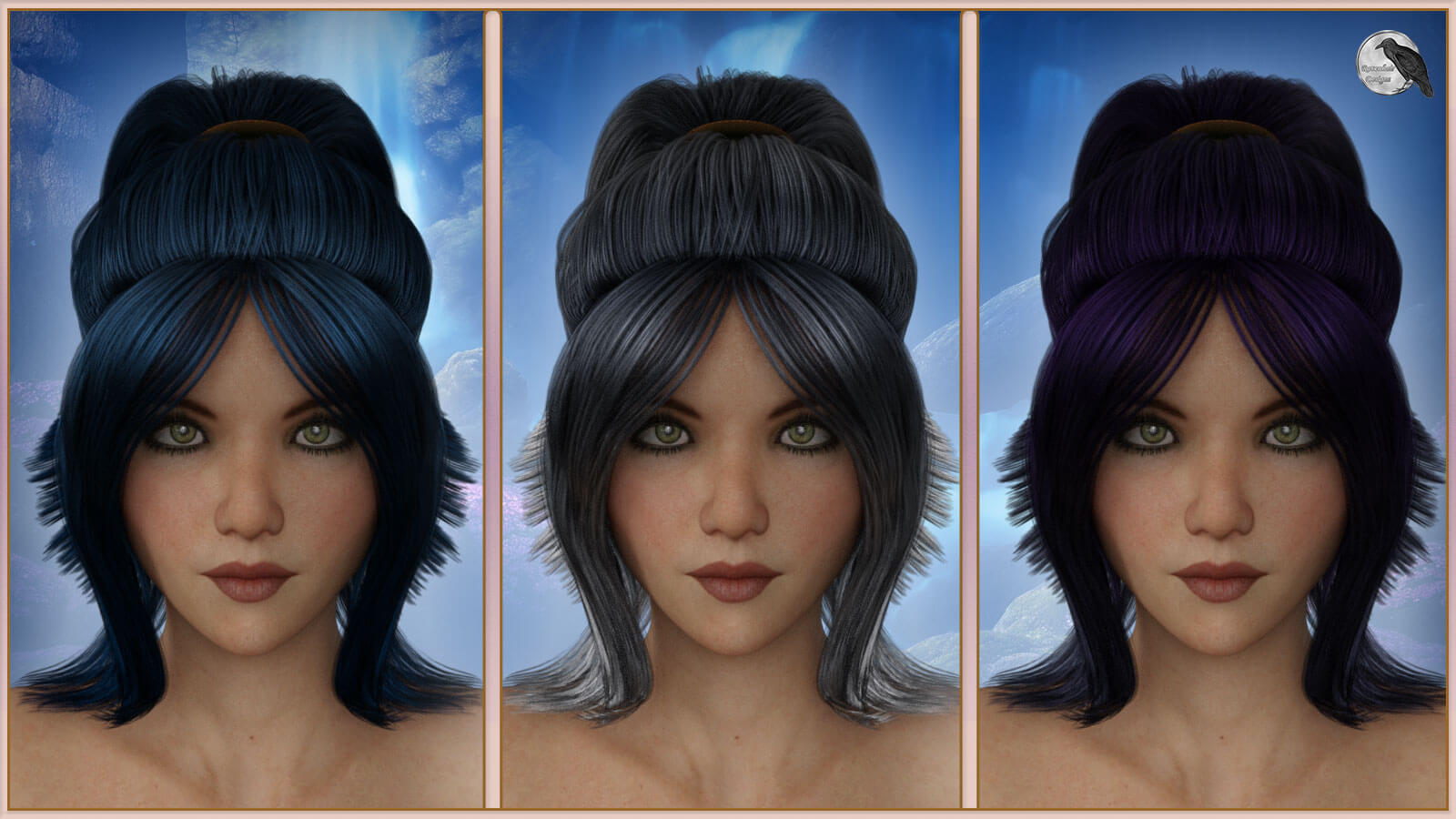 Deia Hair for Genesis 8 and 9 Females - Daz Content by Mila Abbot