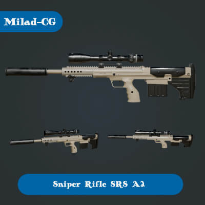 Sniper Rifle - 3D Model by Milad-CG